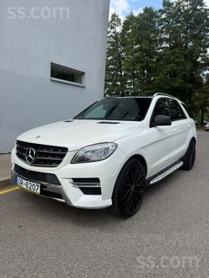 White Mercedes-Benz ML 350 2013 in Riga, with an engine capacity of 3.00 L and mileage of 0 thousand km for 13900 €, photo  on AUTOMOTO.COM.LV