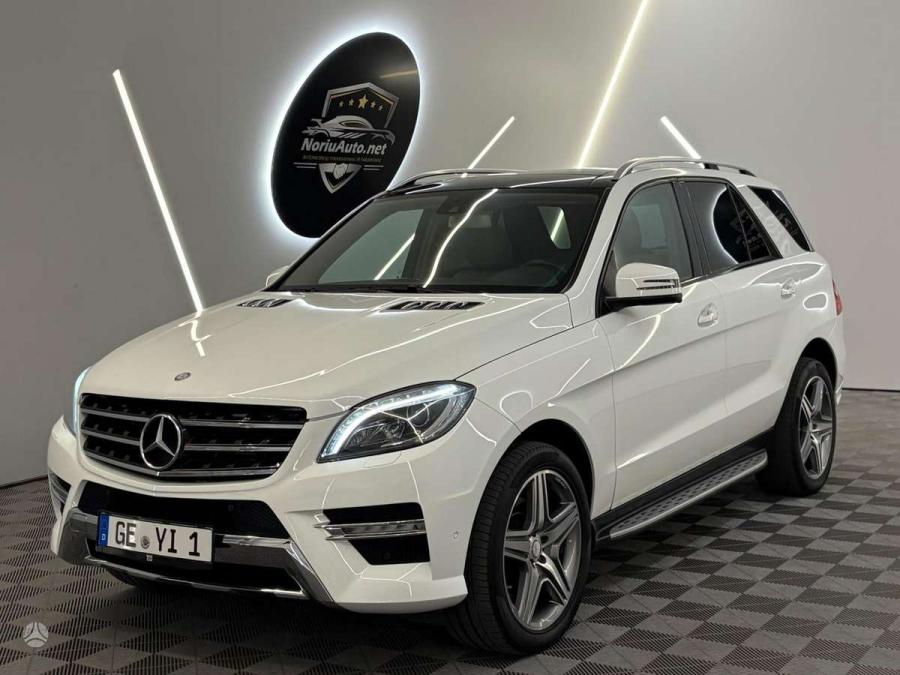 Balts Mercedes-Benz ML 350 2014 Marijampole, ar dzinēja tilpumu 2.99 L un nobraukumu 303 tūkst. km par 14450 €, foto 8 vietnē AUTOMOTO.COM.LV
