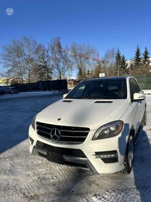 White Mercedes-Benz ML 350 2015 in Alytus, with an engine capacity of 3.00 L and mileage of 185 thousand km for 15300 €, photo 4 on AUTOMOTO.COM.LV