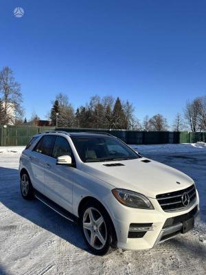 White Mercedes-Benz ML 350 2015 in Alytus, with an engine capacity of 3.00 L and mileage of 185 thousand km for 15300 €, photo 5 on AUTOMOTO.COM.LV