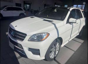 White Mercedes-Benz ML 350 2015 in Alytus, with an engine capacity of 3.00 L and mileage of 227 thousand km for 12100 €, photo  on AUTOMOTO.COM.LV