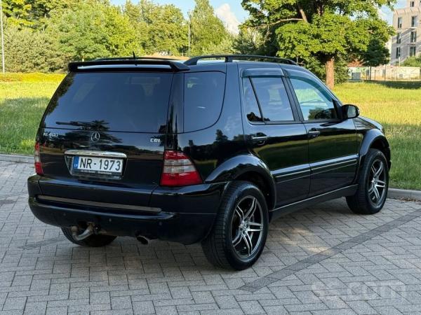 Black Mercedes-Benz ml-400 2003 in Riga, with an engine capacity of 4.00 L and mileage of 0 thousand km for 1990 €, photo 5 on AUTOMOTO.COM.LV