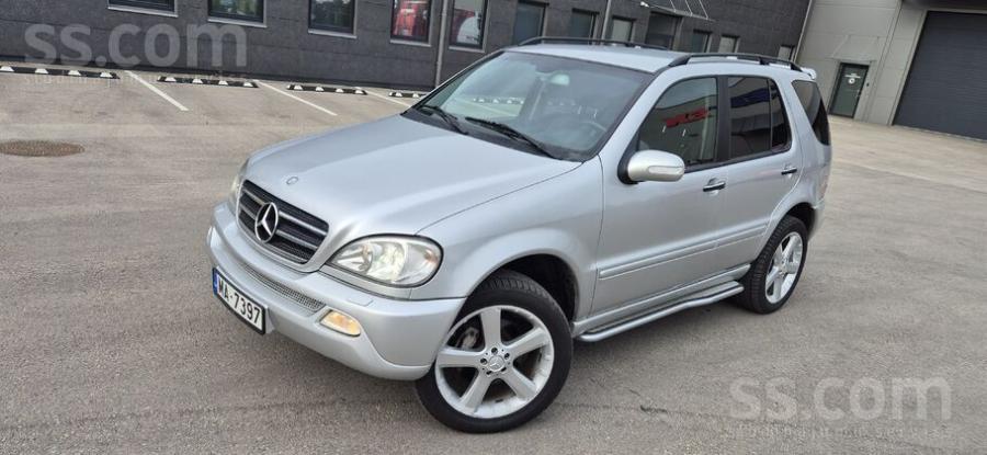 Pelēks Mercedes-Benz ml-400 2003 Rīga, ar dzinēja tilpumu 4.00 L un nobraukumu 400 tūkst. km par 3890 €, foto 1 vietnē AUTOMOTO.COM.LV