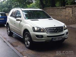 White Mercedes-Benz ml-420 2008 in Riga, with an engine capacity of 4.00 L and mileage of 0 thousand km for 4400 €, photo 4 on AUTOMOTO.COM.LV