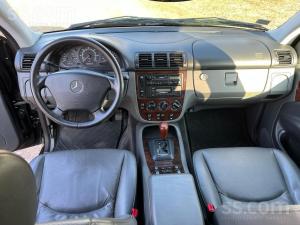 Melns Mercedes-Benz ml-430 1999 Rīga, ar dzinēja tilpumu 4.30 L un nobraukumu 410 tūkst. km par 6200 €, foto 6 vietnē AUTOMOTO.COM.LV