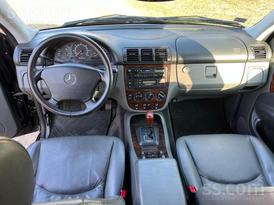 Melns Mercedes-Benz ml-430 1999 Rīga, ar dzinēja tilpumu 4.30 L un nobraukumu 410 tūkst. km par 6200 €, foto 6 vietnē AUTOMOTO.COM.LV