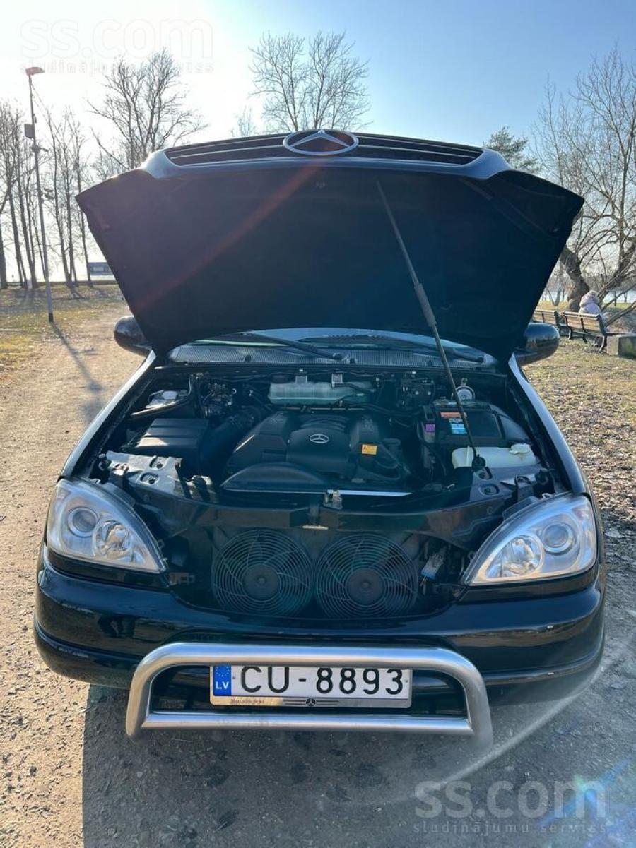 Melns Mercedes-Benz ml-430 1999 Rīga, ar dzinēja tilpumu 4.30 L un nobraukumu 410 tūkst. km par 6200 €, foto 11 vietnē AUTOMOTO.COM.LV