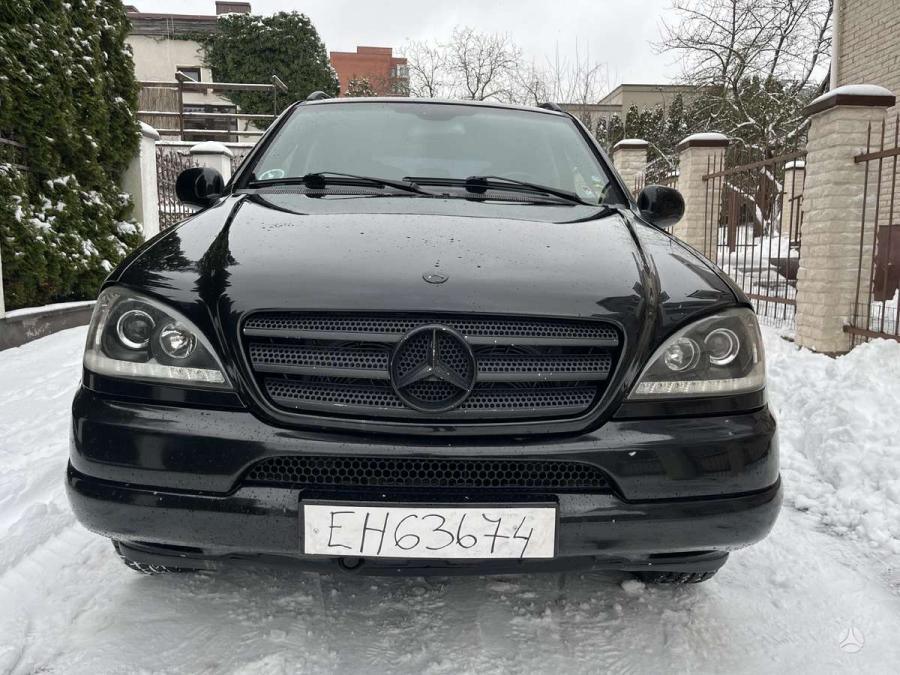 Melns Mercedes-Benz ml-430 2000 Viļņa, ar dzinēja tilpumu 4.27 L un nobraukumu 263 tūkst. km par 3800 €, foto 6 vietnē AUTOMOTO.COM.LV