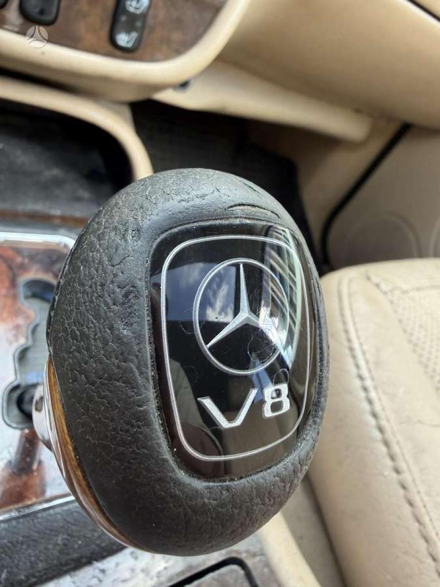 Black Mercedes-Benz ml-430 2000 in Vilnius, with an engine capacity of 4.30 L and mileage of 223 thousand km for 1450 €, photo 10 on AUTOMOTO.COM.LV