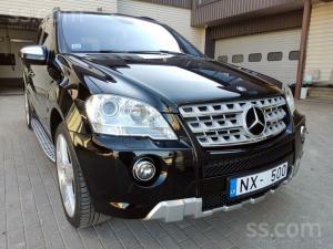Черный Мерседес МЛ 500 2008 в Прейли, объемом двигателя 5.50 л и пробегом 175 тыс. км за 18500 €, фото  на AUTOMOTO.COM.LV