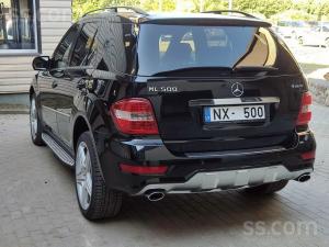 Melns Mercedes-Benz ml-500 2008 Preiļi, ar dzinēja tilpumu 5.50 L un nobraukumu 175 tūkst. km par 18500 €, foto 7 vietnē AUTOMOTO.COM.LV