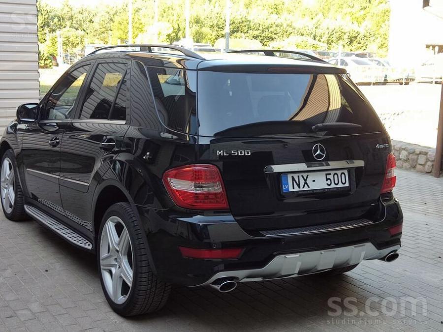 Melns Mercedes-Benz ml-500 2008 Preiļi, ar dzinēja tilpumu 5.50 L un nobraukumu 175 tūkst. km par 18500 €, foto 9 vietnē AUTOMOTO.COM.LV