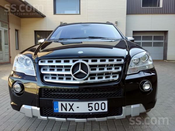 Черный Мерседес МЛ 500 2008 в Прейли, объемом двигателя 5.50 л и пробегом 175 тыс. км за 18500 €, фото 9 на AUTOMOTO.COM.LV