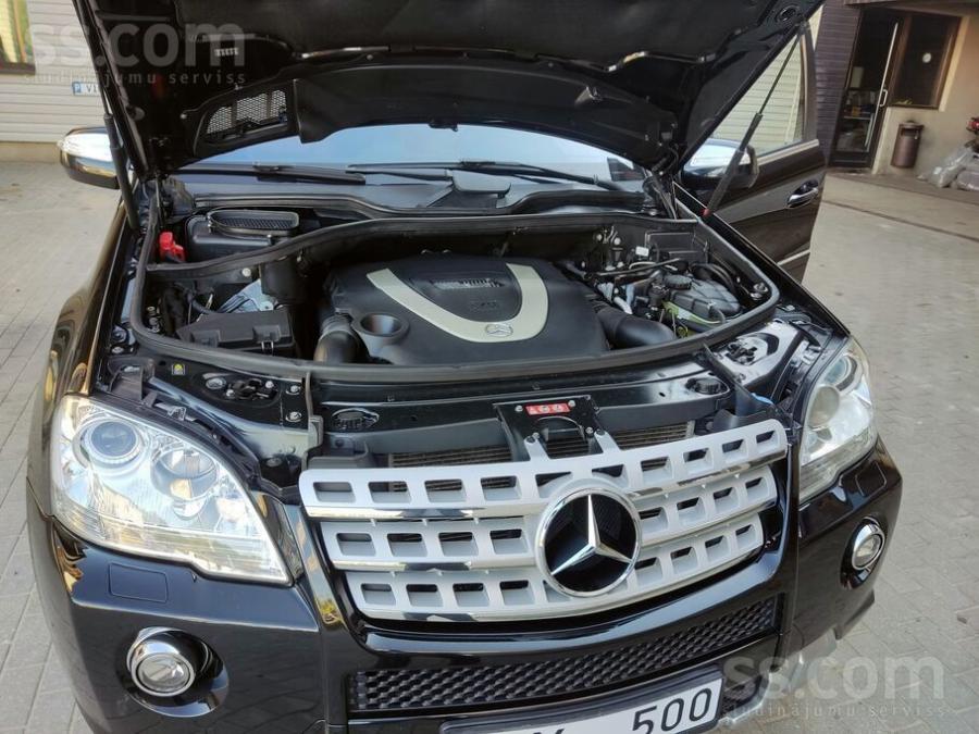 Melns Mercedes-Benz ml-500 2008 Preiļi, ar dzinēja tilpumu 5.50 L un nobraukumu 175 tūkst. km par 18500 €, foto 12 vietnē AUTOMOTO.COM.LV
