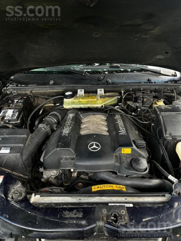 Синий Мерседес МЛ 500 1992 в Даугавпилс, объемом двигателя 5.00 л и пробегом 506 тыс. км за 4500 €, фото 10 на AUTOMOTO.COM.LV