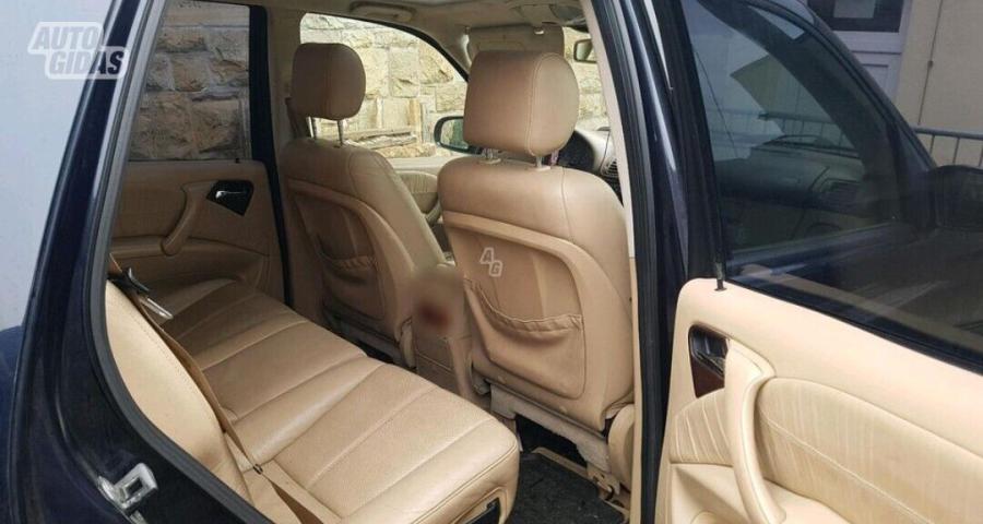 Синий Мерседес МЛ 500 2003 в Алитус, объемом двигателя 5.00 л и пробегом 320 тыс. км за 4100 €, фото 17 на AUTOMOTO.COM.LV