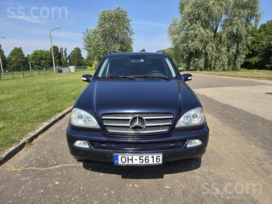 Синий Мерседес МЛ 500 2002 в Рига, объемом двигателя 5.00 л и пробегом 505 тыс. км за 3290 €, фото 6 на AUTOMOTO.COM.LV