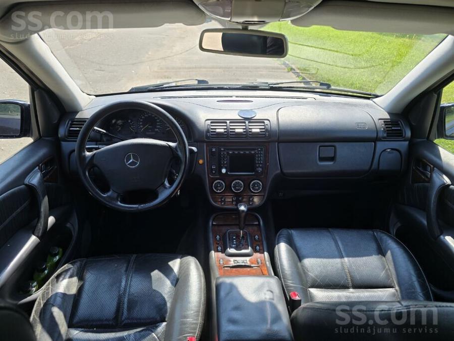 Синий Мерседес МЛ 500 2002 в Рига, объемом двигателя 5.00 л и пробегом 505 тыс. км за 3290 €, фото 8 на AUTOMOTO.COM.LV