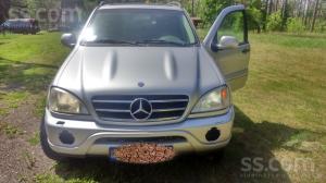 Синий Мерседес МЛ 55 АМГ 2003 в Рига, объемом двигателя 5.40 л и пробегом 205 тыс. км за 8500 €, фото 17 на AUTOMOTO.COM.LV
