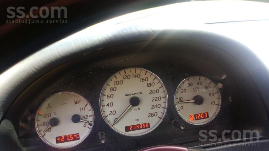Синий Мерседес МЛ 55 АМГ 2003 в Рига, объемом двигателя 5.40 л и пробегом 205 тыс. км за 8500 €, фото 22 на AUTOMOTO.COM.LV
