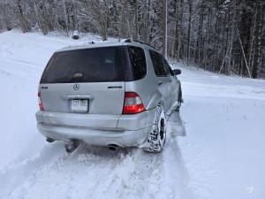 Grey Mercedes-Benz ml-55-amg 2002 in Ignalina, with an engine capacity of 5.50 L and mileage of 199 thousand km for 4750 €, photo 4 on AUTOMOTO.COM.LV