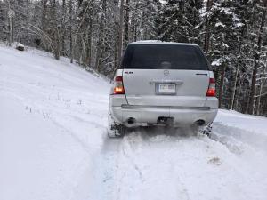 Серый Мерседес МЛ 55 АМГ 2002 в Игналина, объемом двигателя 5.50 л и пробегом 198 тыс. км за 4250 €, фото 5 на AUTOMOTO.COM.LV