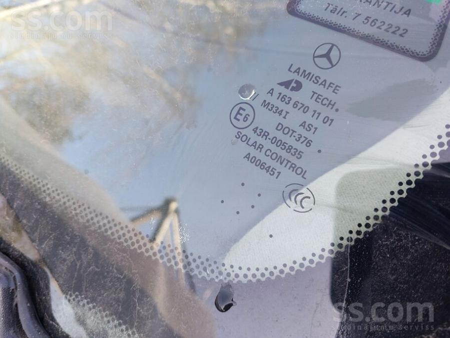 Pelēks Mercedes-Benz ml-55-amg 2002 Rīga, ar dzinēja tilpumu 5.50 L un nobraukumu 305 tūkst. km par 7999 €, foto 10 vietnē AUTOMOTO.COM.LV