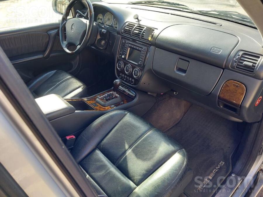 Pelēks Mercedes-Benz ml-55-amg 2002 Rīga, ar dzinēja tilpumu 5.50 L un nobraukumu 305 tūkst. km par 7999 €, foto 25 vietnē AUTOMOTO.COM.LV