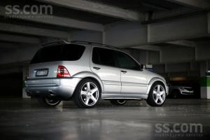 Grey Mercedes-Benz ml-55-amg 2002 in Jurmala, with an engine capacity of 5.50 L and mileage of 223 thousand km for 13200 €, photo  on AUTOMOTO.COM.LV