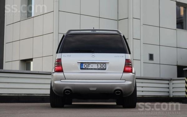 Grey Mercedes-Benz ml-55-amg 2002 in Jurmala, with an engine capacity of 5.50 L and mileage of 223 thousand km for 13200 €, photo 6 on AUTOMOTO.COM.LV