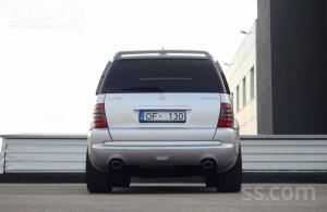 Grey Mercedes-Benz ml-55-amg 2002 in Jurmala, with an engine capacity of 5.50 L and mileage of 223 thousand km for 13200 €, photo 14 on AUTOMOTO.COM.LV