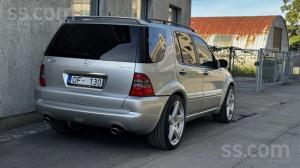 Grey Mercedes-Benz ml-55-amg 2002 in Jurmala, with an engine capacity of 5.50 L and mileage of 223 thousand km for 13200 €, photo 16 on AUTOMOTO.COM.LV