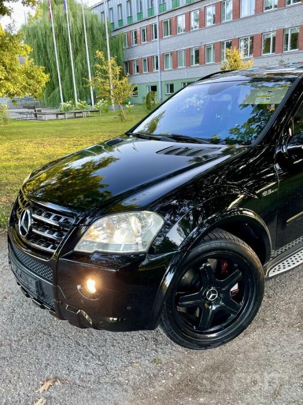 Черный Мерседес МЛ 63 АМГ 2008 в Елгава, объемом двигателя 6.20 л и пробегом 165 тыс. км за 22500 €, фото 6 на AUTOMOTO.COM.LV