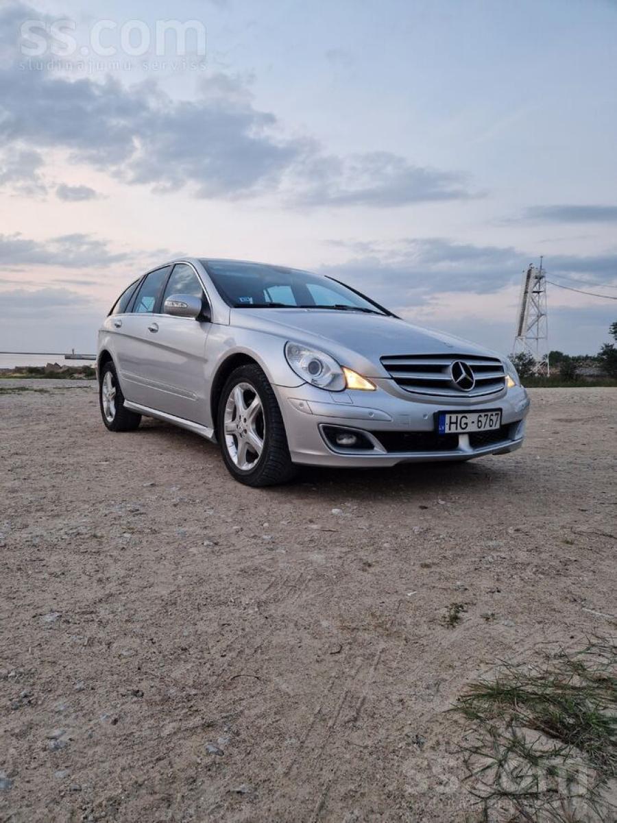Grey Mercedes-Benz r-280 2007 in Liepaja, with an engine capacity of 3.00 L and mileage of 263 thousand km for 3250 €, photo 2 on AUTOMOTO.COM.LV