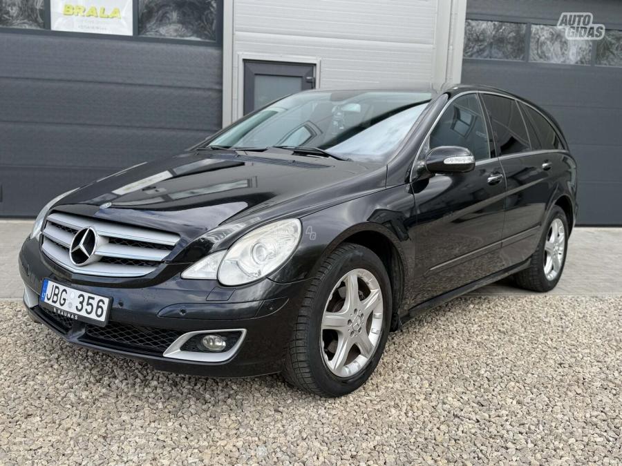 Melns Mercedes-Benz R 320 2006 Kauņa, ar dzinēja tilpumu 3.20 L un nobraukumu 402 tūkst. km par 2450 €, foto 5 vietnē AUTOMOTO.COM.LV