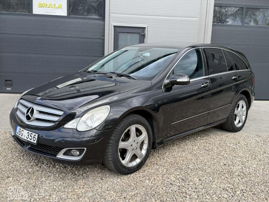 Melns Mercedes-Benz R 320 2006 Kauņa, ar dzinēja tilpumu 3.20 L un nobraukumu 402 tūkst. km par 2450 €, foto 6 vietnē AUTOMOTO.COM.LV