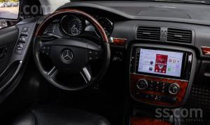 Black Mercedes-Benz R 320 2006 in Jelgava, with an engine capacity of 3.20 L and mileage of 220 thousand km for 4200 €, photo 12 on AUTOMOTO.COM.LV