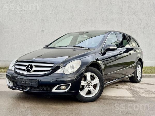 Black Mercedes-Benz R 320 2007 in Aizkraukle, with an engine capacity of 3.00 L and mileage of 0 thousand km for 5150 €, photo 1 on AUTOMOTO.COM.LV