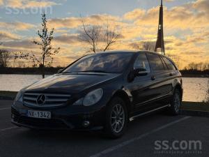 Black Mercedes-Benz R 320 2008 in Riga, with an engine capacity of 3.00 L and mileage of 181 thousand km for 4850 €, photo  on AUTOMOTO.COM.LV
