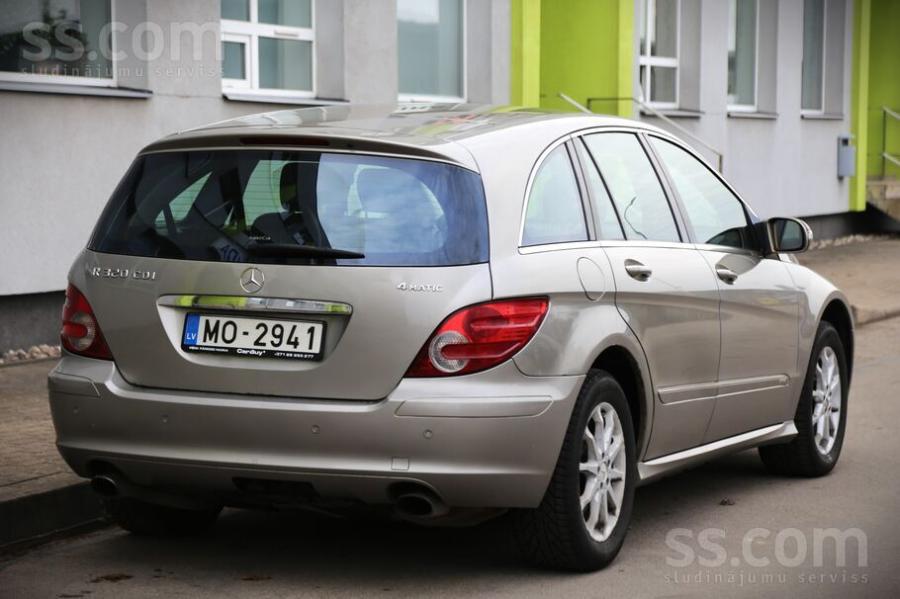 Pelēks Mercedes-Benz R 320 2006 Rīga, ar dzinēja tilpumu 3.00 L un nobraukumu 0 tūkst. km par 4995 €, foto 7 vietnē AUTOMOTO.COM.LV