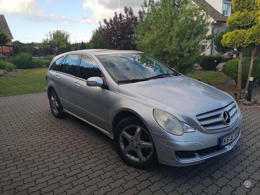Pelēks Mercedes-Benz R 320 2006 Jonava, ar dzinēja tilpumu 2.99 L un nobraukumu 306 tūkst. km par 3450 €, foto 10 vietnē AUTOMOTO.COM.LV