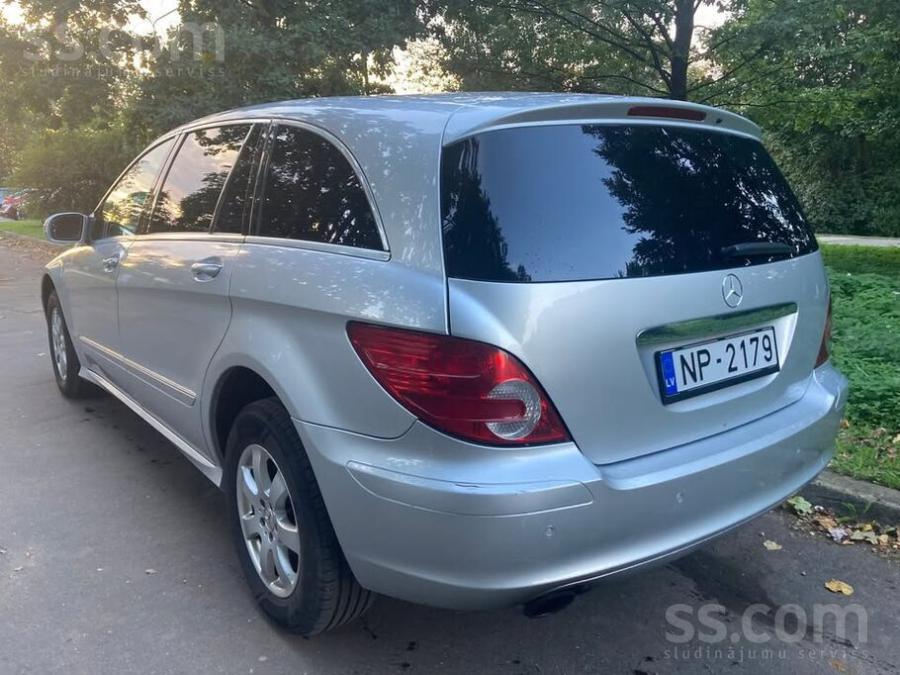 Pelēks Mercedes-Benz R 320 2007 Rīga, ar dzinēja tilpumu 3.00 L un nobraukumu 280 tūkst. km par 4900 €, foto 5 vietnē AUTOMOTO.COM.LV