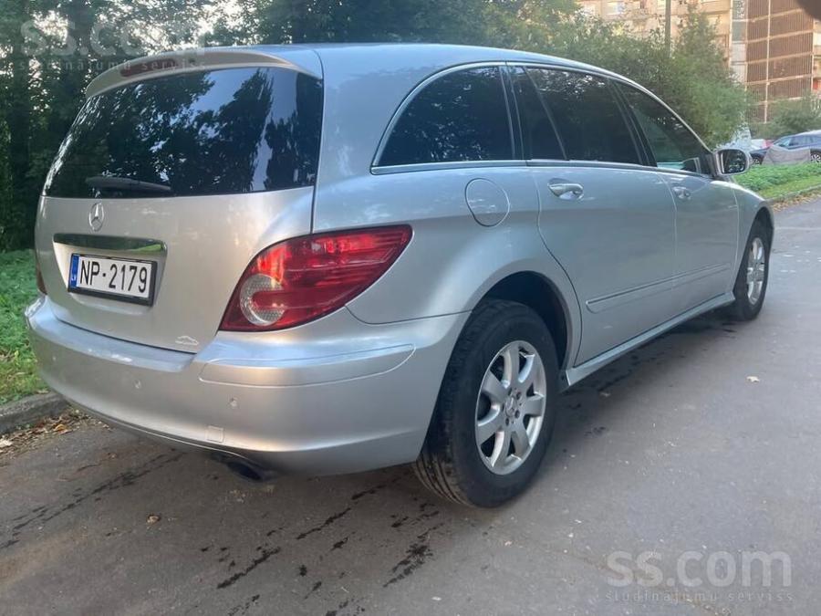 Pelēks Mercedes-Benz R 320 2007 Rīga, ar dzinēja tilpumu 3.00 L un nobraukumu 280 tūkst. km par 4900 €, foto 7 vietnē AUTOMOTO.COM.LV