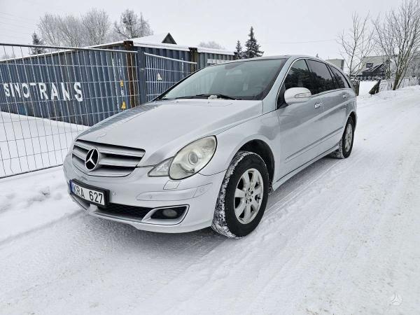 Grey Mercedes-Benz R 320 2006 in Kaunas, with an engine capacity of 3.00 L and mileage of 310 thousand km for 3650 €, photo 1 on AUTOMOTO.COM.LV