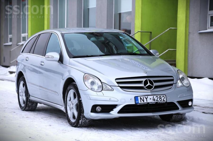 Pelēks Mercedes-Benz R 320 2009 Rīga, ar dzinēja tilpumu 3.00 L un nobraukumu 378 tūkst. km par 3995 €, foto 4 vietnē AUTOMOTO.COM.LV
