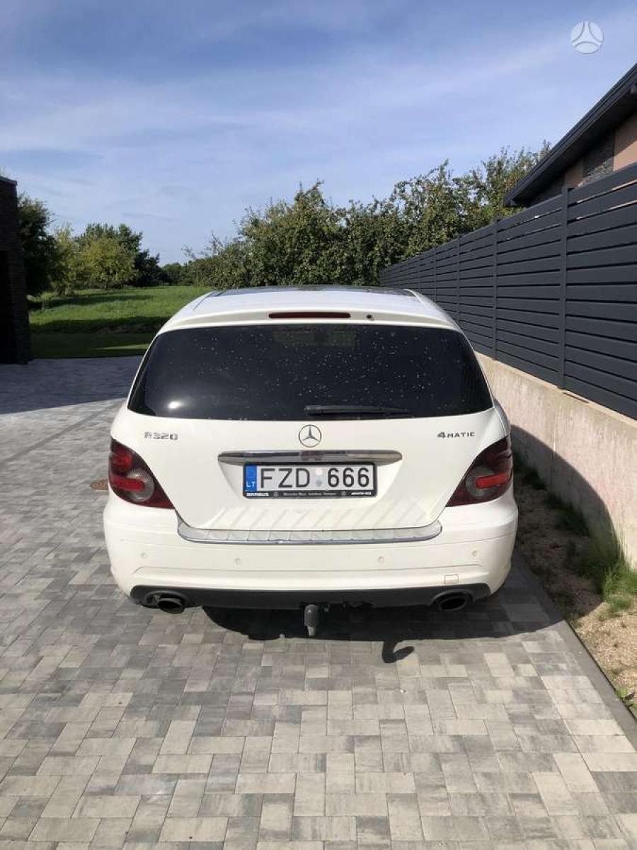 Balts Mercedes-Benz R 320 2008 Viļņa, ar dzinēja tilpumu 3.00 L un nobraukumu 362 tūkst. km par 4200 €, foto 5 vietnē AUTOMOTO.COM.LV