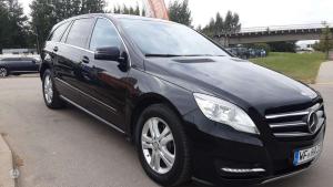 Black Mercedes-Benz R 350 2012 in Kaunas, with an engine capacity of 3.00 L and mileage of 249 thousand km for 10800 €, photo 3 on AUTOMOTO.COM.LV
