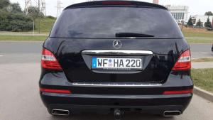 Black Mercedes-Benz R 350 2012 in Kaunas, with an engine capacity of 3.00 L and mileage of 249 thousand km for 10800 €, photo 6 on AUTOMOTO.COM.LV
