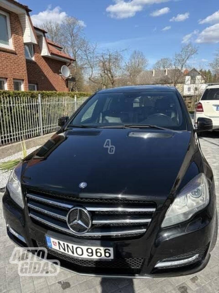 Melns Mercedes-Benz R 350 2013 Šilutė, ar dzinēja tilpumu 3.00 L un nobraukumu 201 tūkst. km par 9999 €, foto 1 vietnē AUTOMOTO.COM.LV