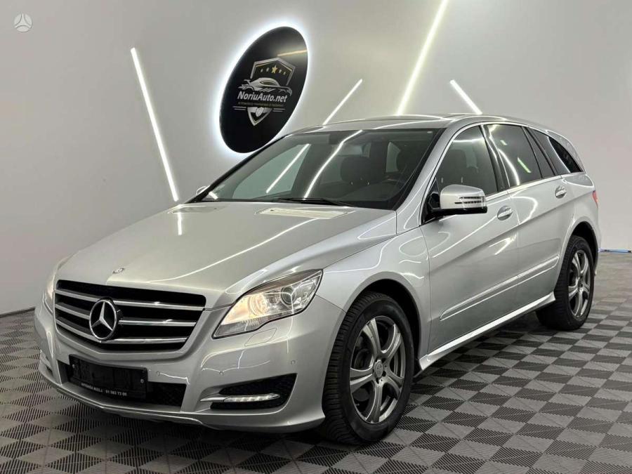 Pelēks Mercedes-Benz R 350 2010 Marijampole, ar dzinēja tilpumu 2.99 L un nobraukumu 186 tūkst. km par 9750 €, foto 8 vietnē AUTOMOTO.COM.LV